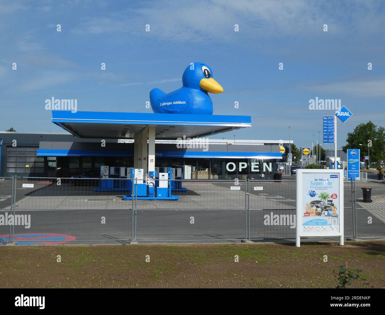 Weilerswist, Germany. 18th July, 2023. Logo, lettering of the mineral ...