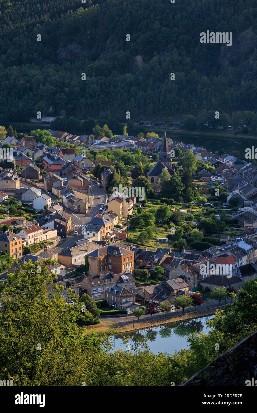 Over looking Montherme River Meuse Charleville-Mezieres Ardennes Grande ...