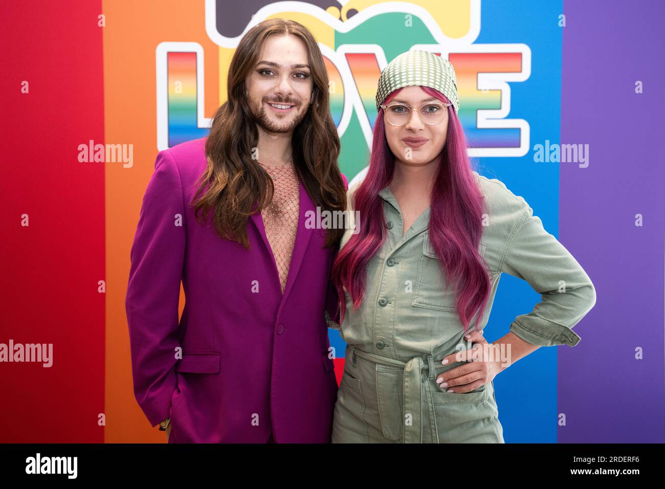 Berlin, Germany. 20th July, 2023. Portrait of Riccardo Simonetti and ...