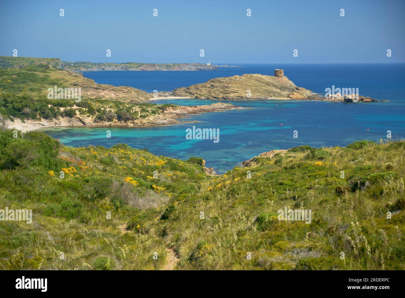 Cala Tamarells.Parc natural de s' Albufera des Grau. Menorca. Biosphere ...