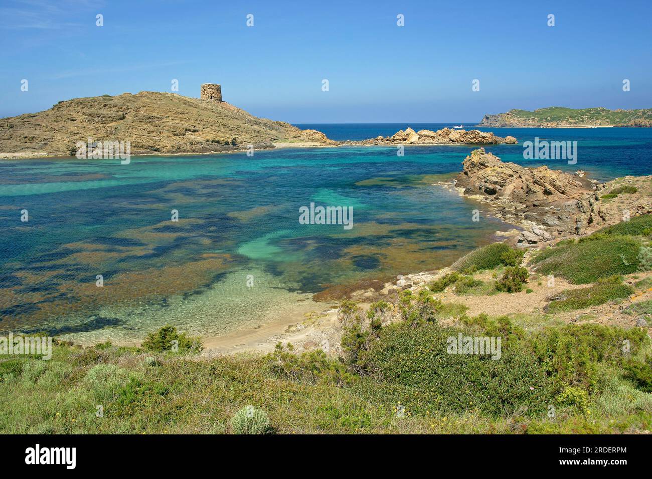 Cala tamarells menorca hi-res stock photography and images - Alamy