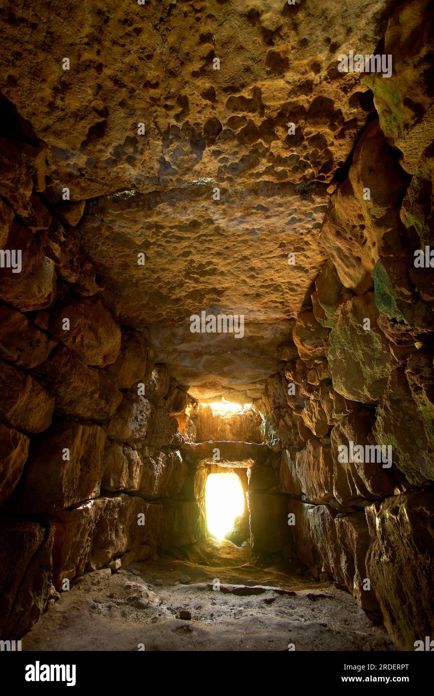 Naveta Sur.Yacimiento arqueologico de Rafal Rubi. Menorca. Biosphere ...
