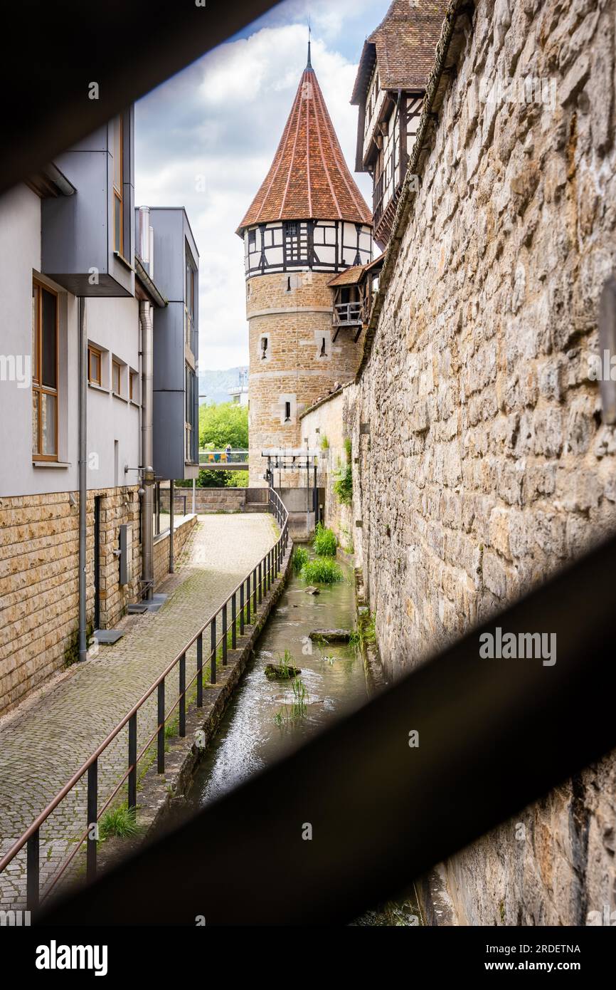 Historical building of the Wagon Museum, Balingen, Germany Stock Photo ...