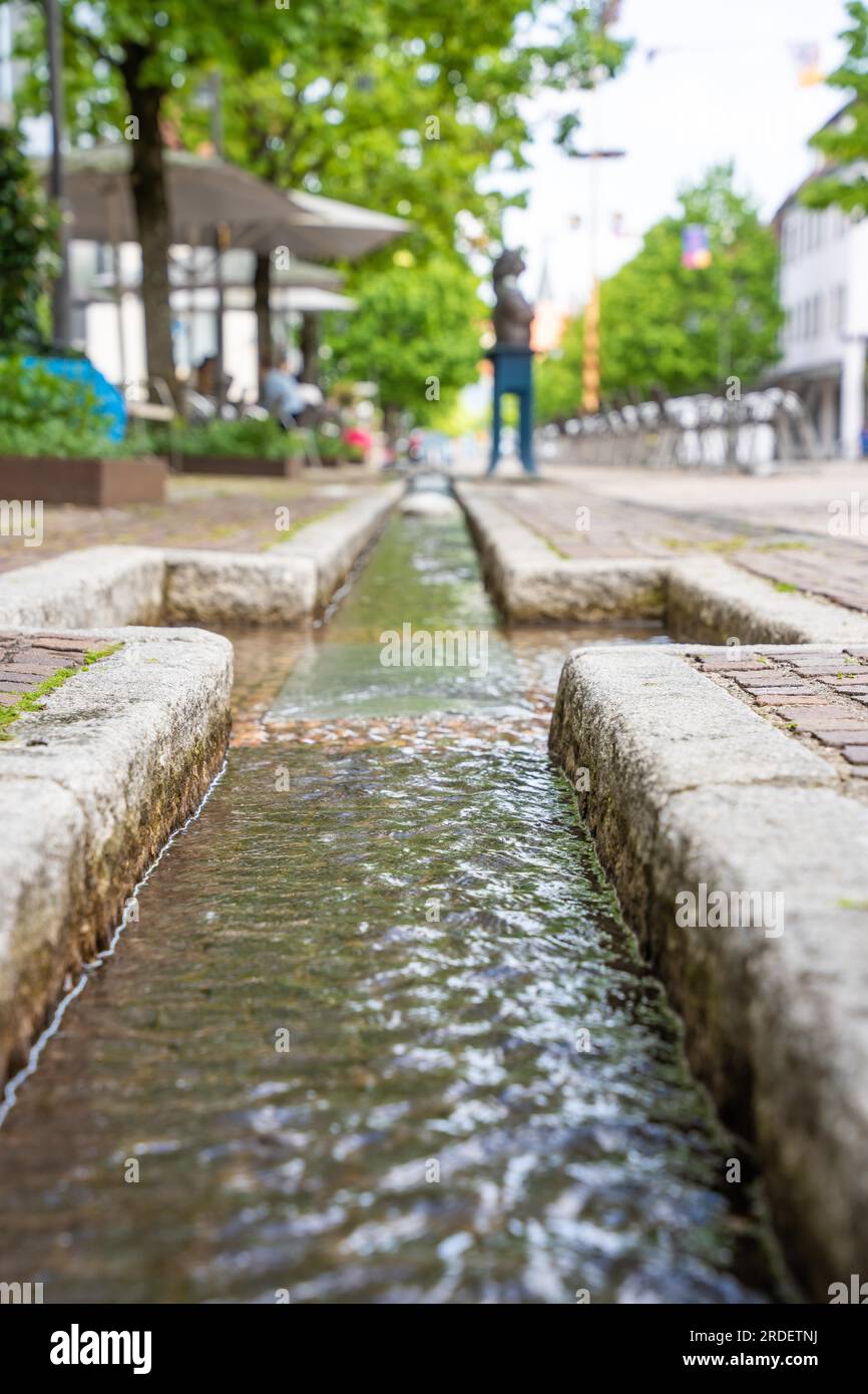 Water jug in the city, Balingen, Germany Stock Photo - Alamy