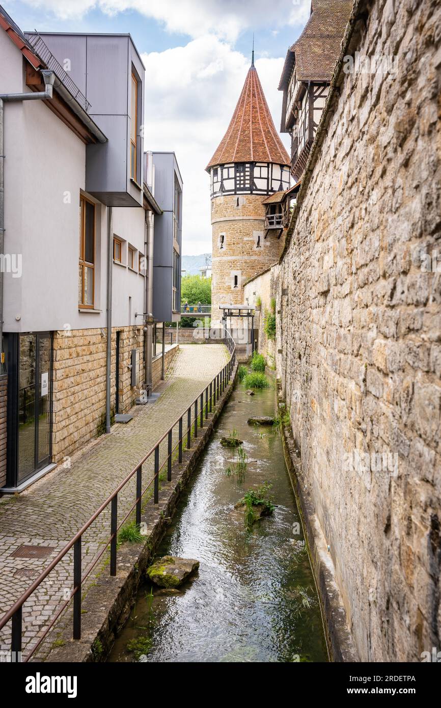 Historical building of the Wagon Museum, Balingen, Germany Stock Photo ...