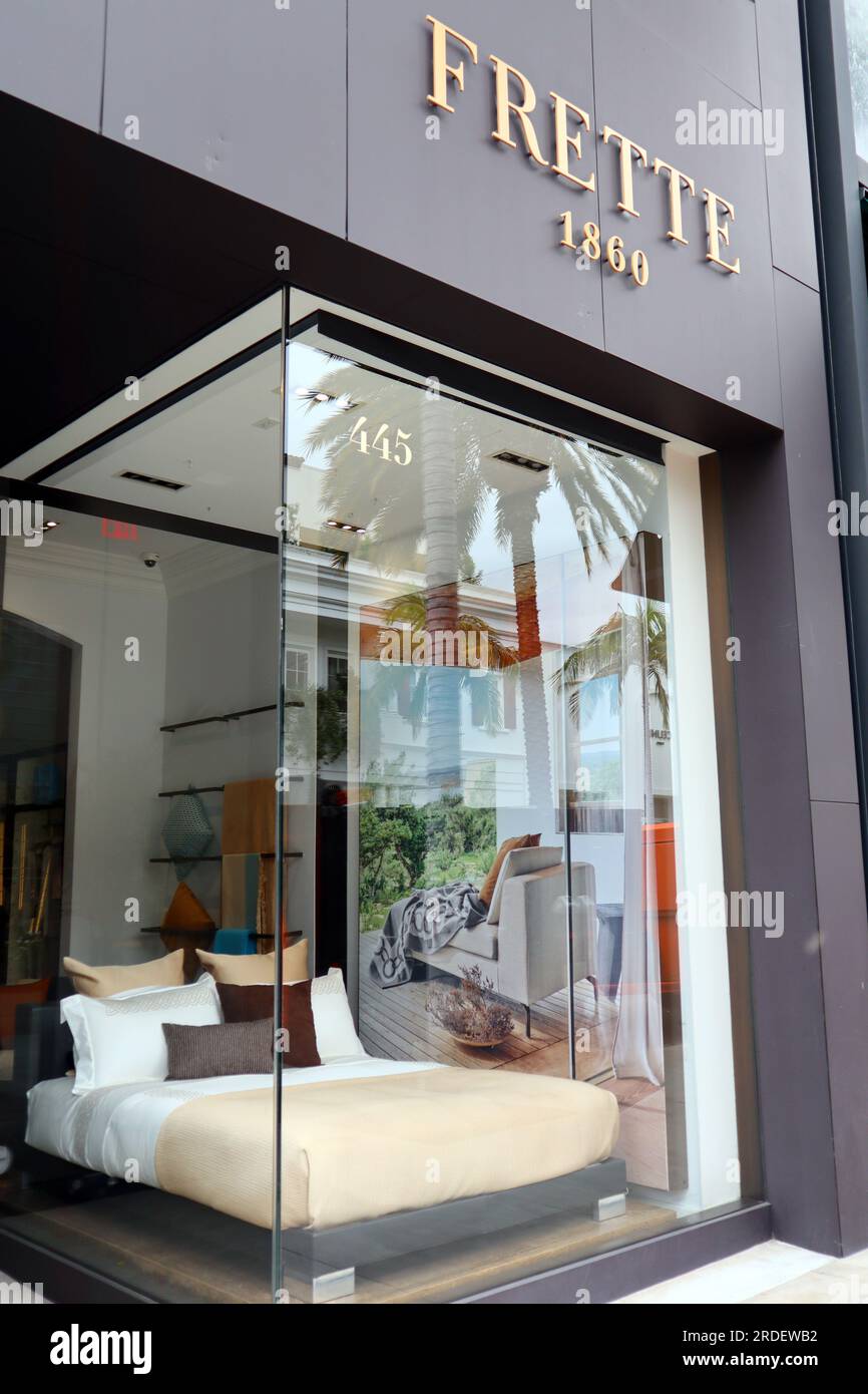 Beverly Hills, California: FRETTE fashion store on Rodeo Drive, Beverly ...