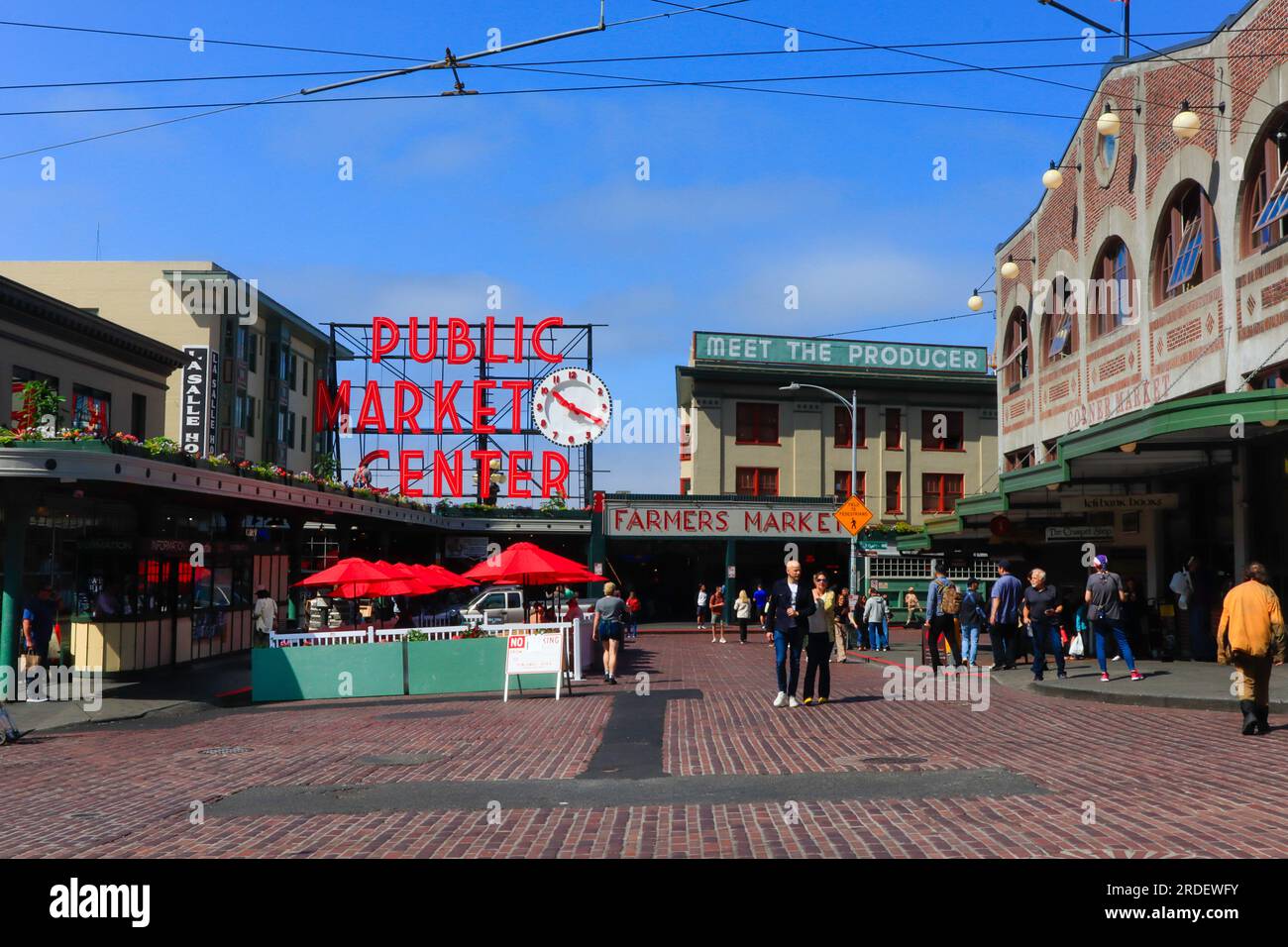 Pike Market in Seattle, USA Stock Photo - Alamy