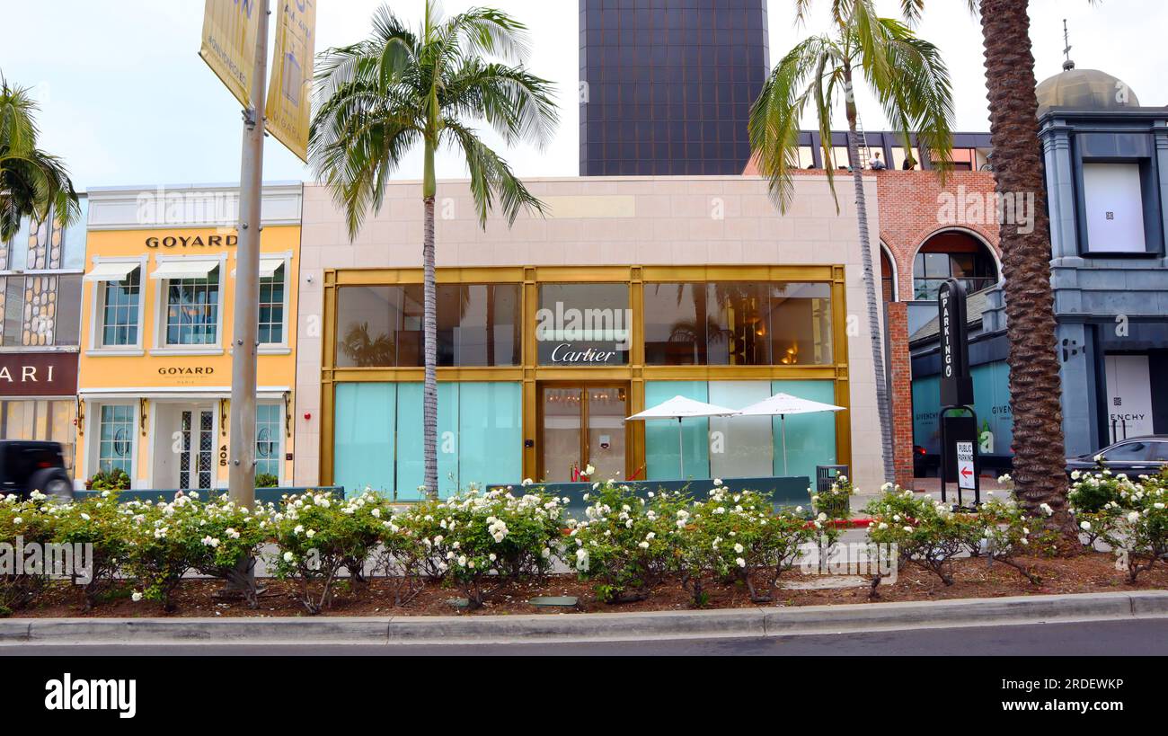 Beverly Hills, California: CARTIER fashion store on Rodeo Drive ...