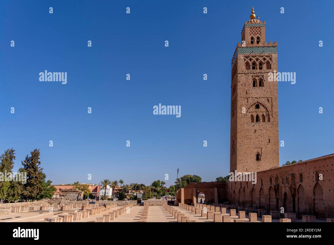 The Kutubiyya Mosque is the largest mosque in Marrakesh, Morocco ...