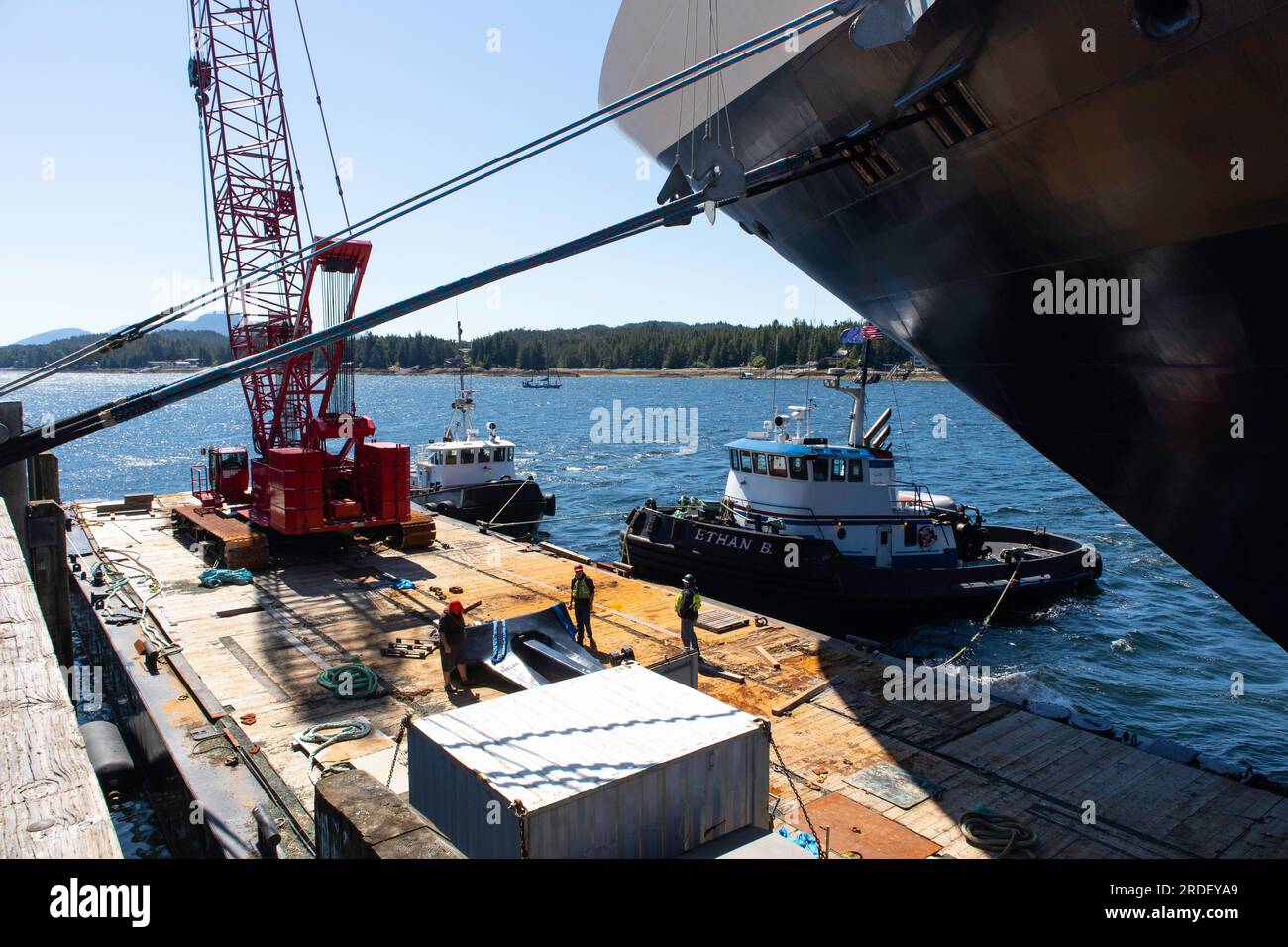 Harbour scene, Ketchikan, Alaska Stock Photo - Alamy