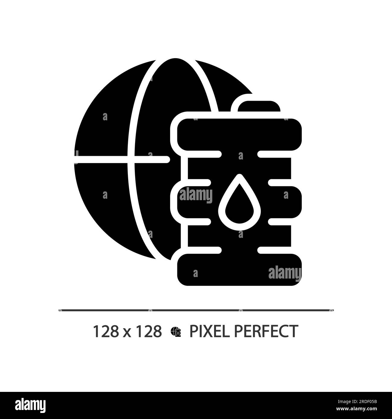 Global oil consumption black glyph icon Stock Vector Image & Art - Alamy