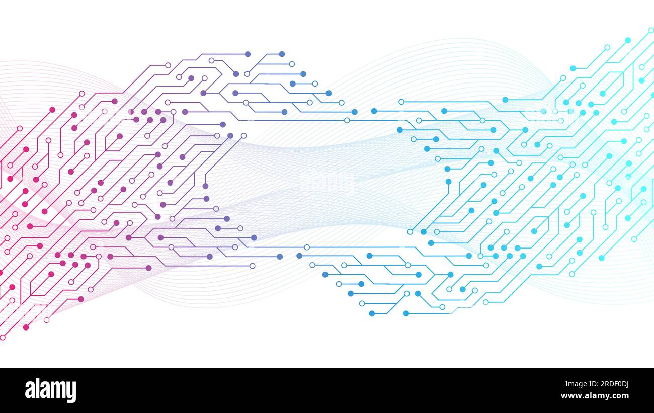 Computer motherboard background with circuit board electronic elements ...