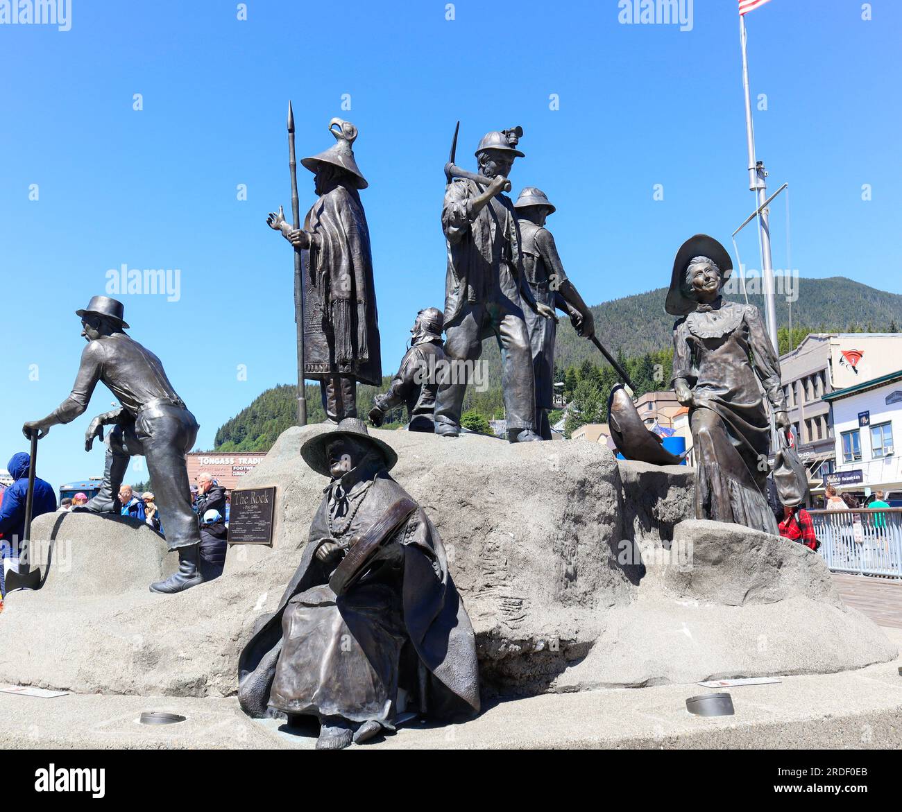 The Rock. Ketchikan, Alaska Stock Photo - Alamy