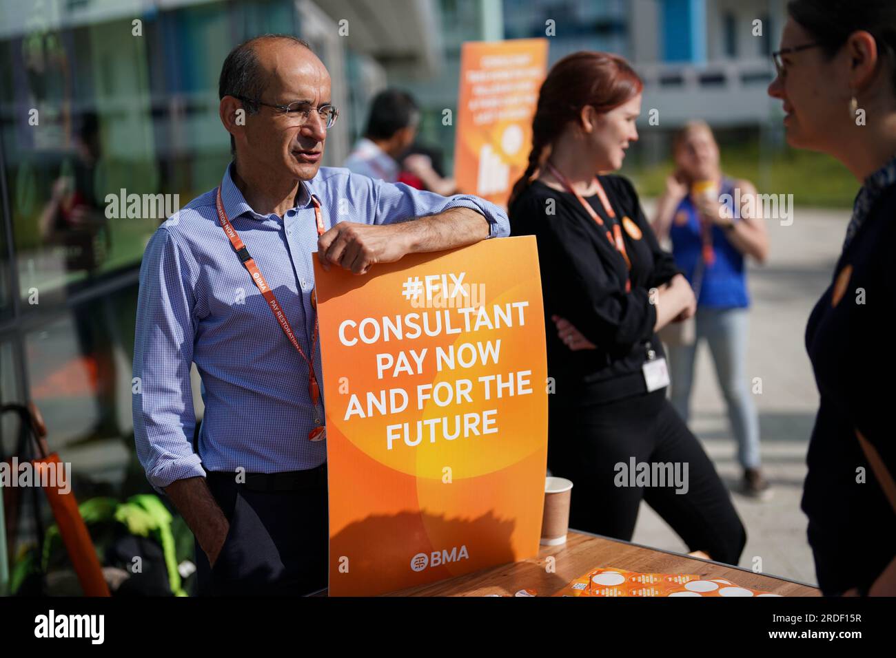 Medical consultant members of the British Medical Association (BMA) on ...