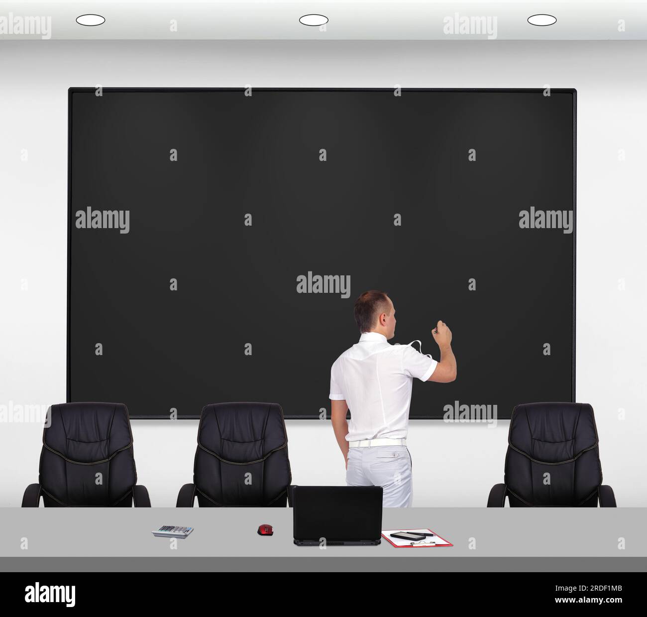 Corporate meeting blackboard hi-res stock photography and images - Alamy