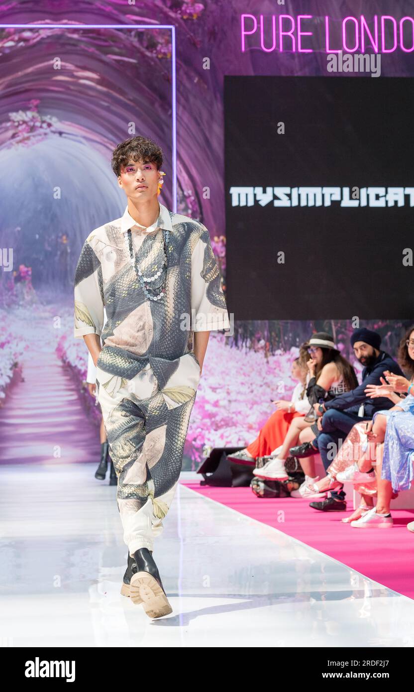 Pure London Fashion Catwalk Event / runway July 2023 - Olympia London ...