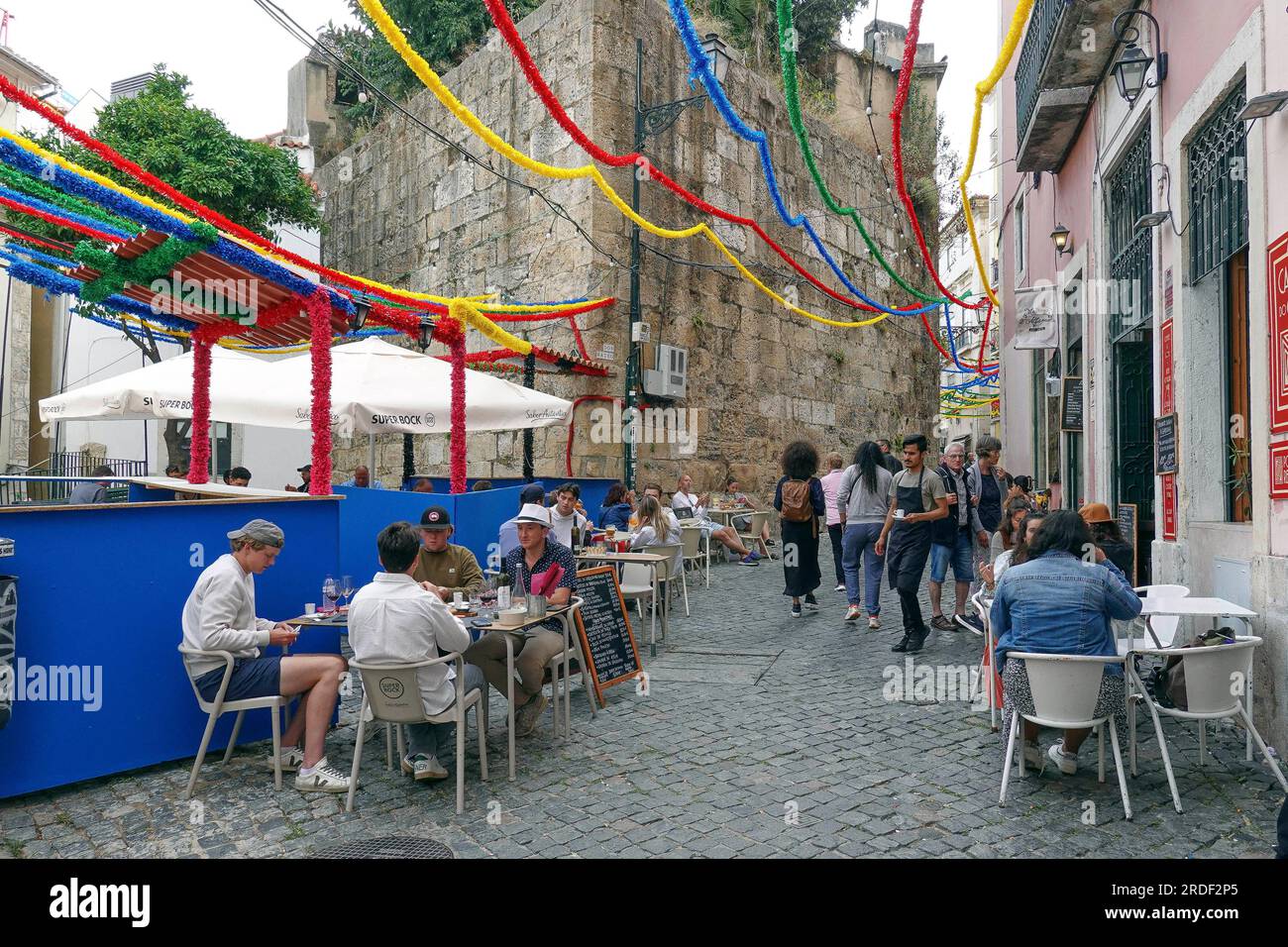 Portugal, Lisbon: The lively Alfama Is the oldest neighborhood of ...