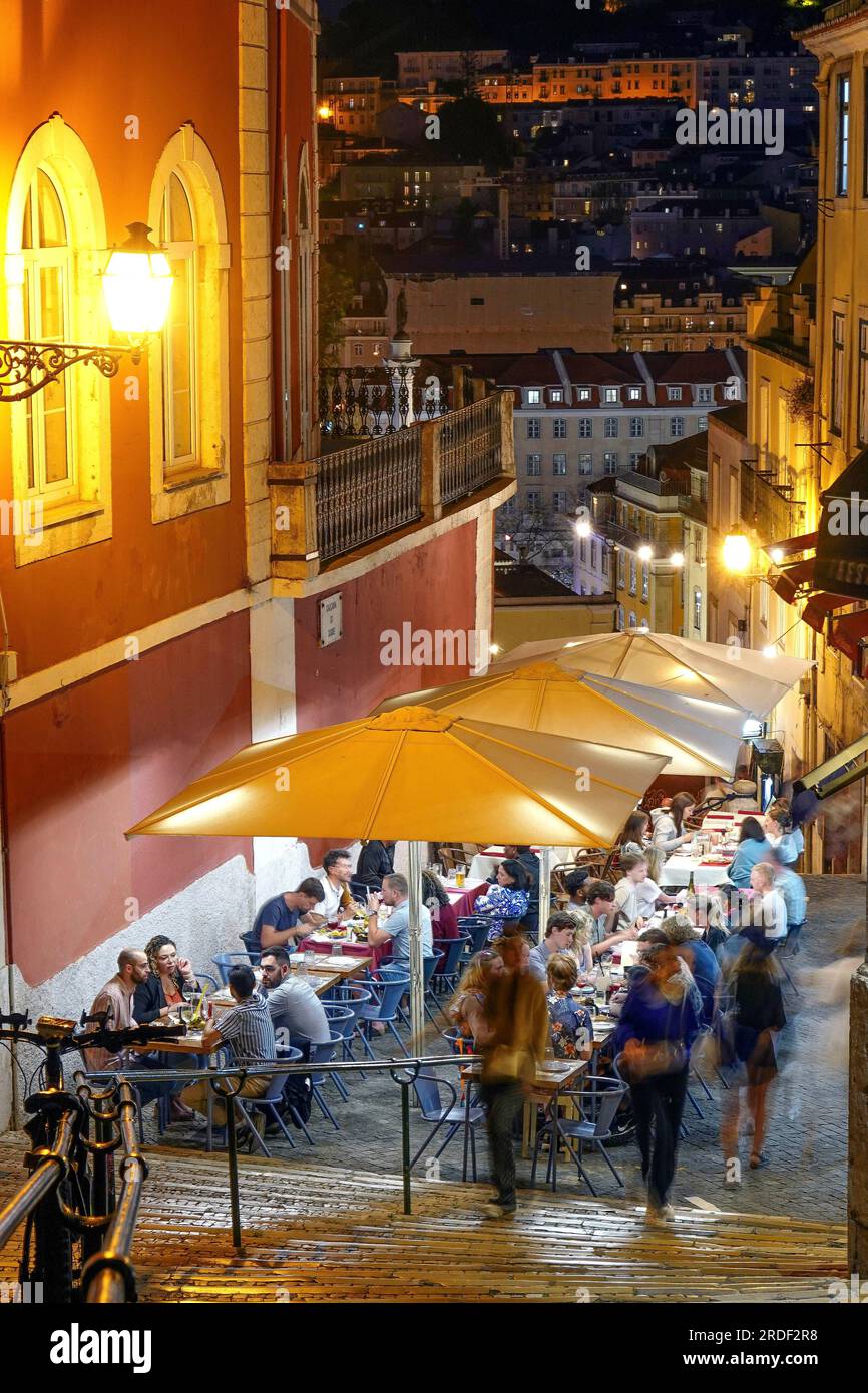 Lisbons party district hi-res stock photography and images - Alamy