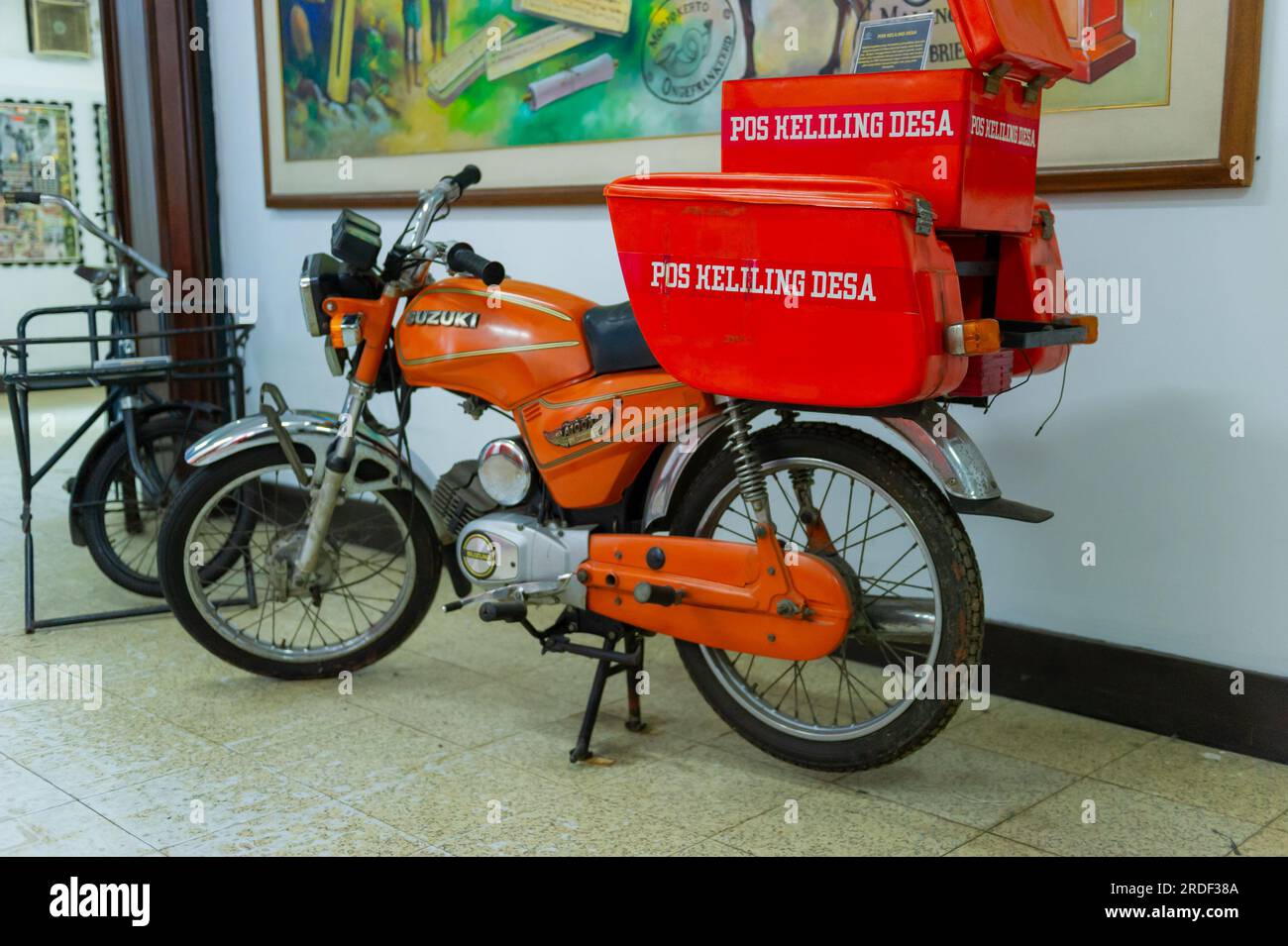 Indonesian postmans motorcycle hi-res stock photography and images - Alamy