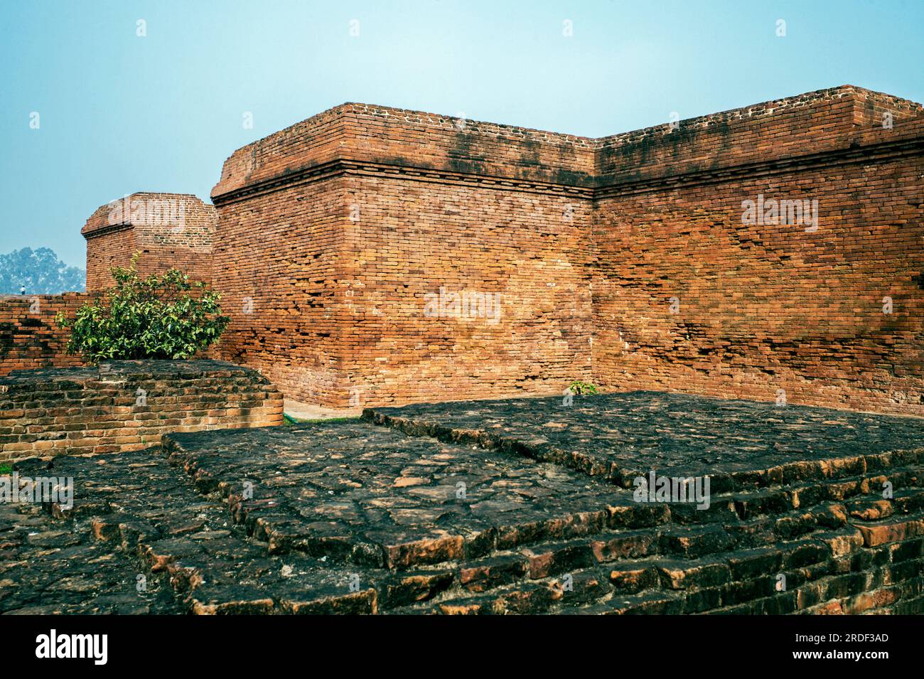 12 23 2014 Vintage ruins of Nalanda Mahavihara Mahavihara,5th century ...
