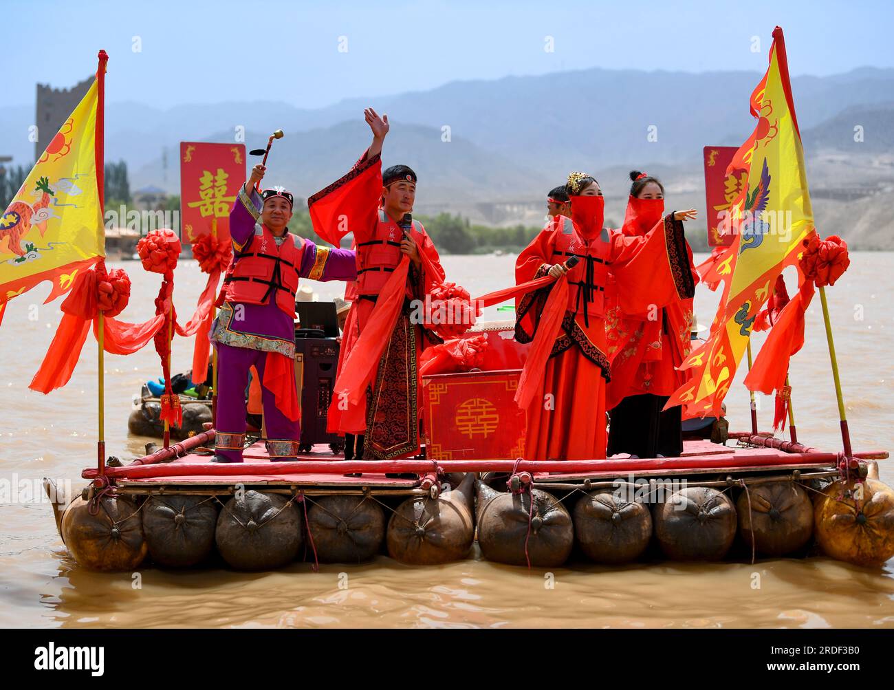 Zhongwei, China's Ningxia Hui Autonomous Region. 20th July, 2023 ...
