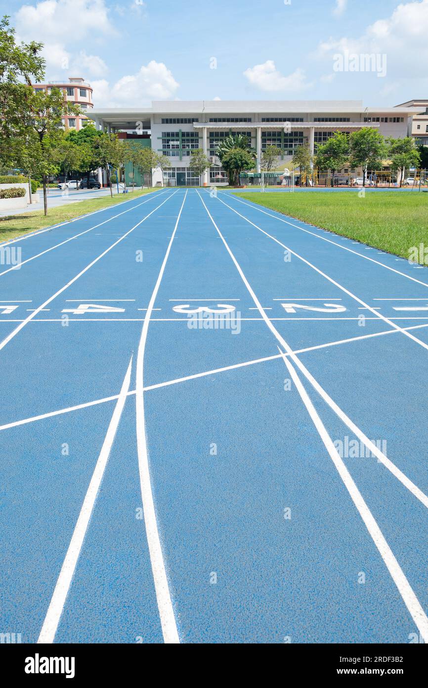 Rubber runway vertical hi-res stock photography and images - Alamy