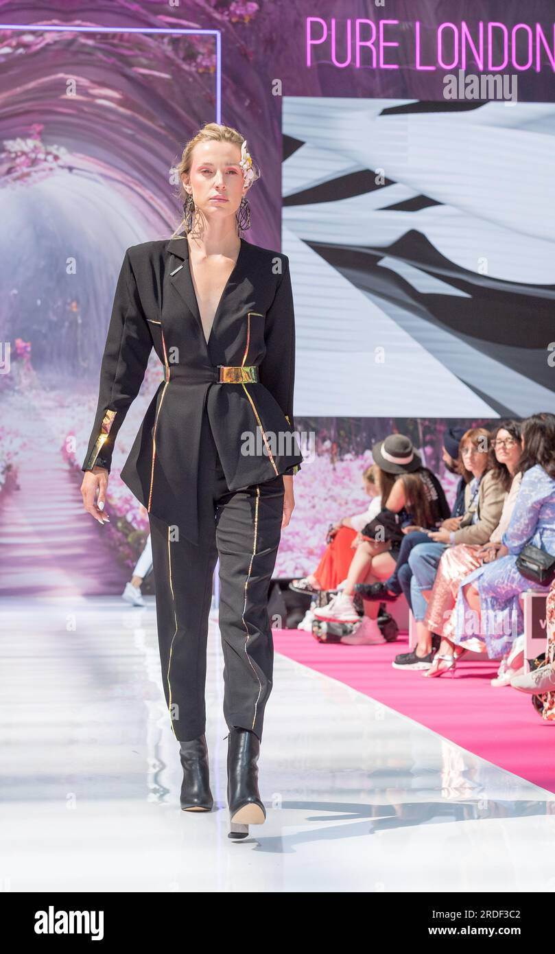 Pure London Fashion Catwalk Event / runway July 2023 - Olympia London ...