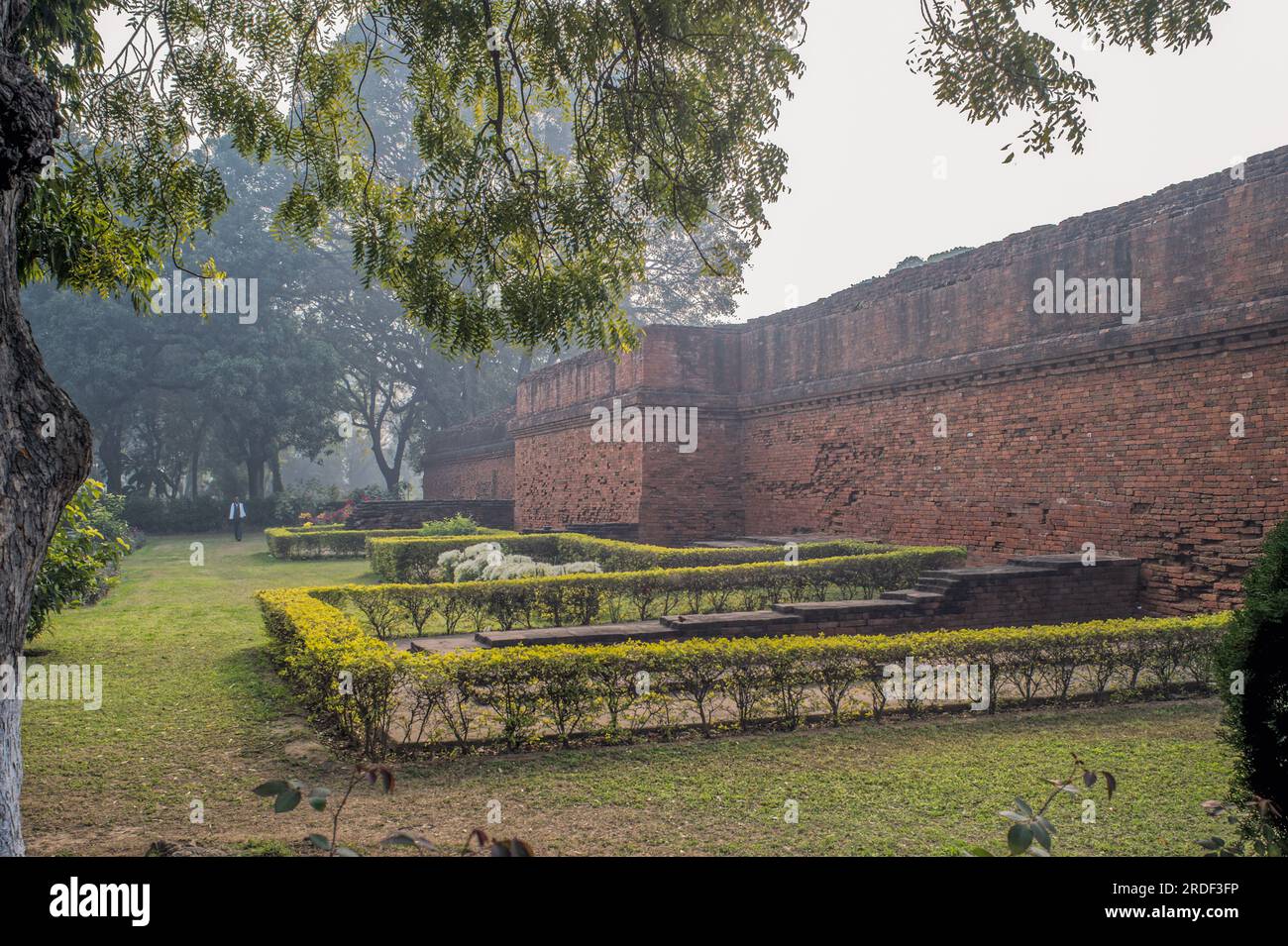 12 23 2014 Vintage ruins of Nalanda Mahavihara Mahavihara,5th century ...