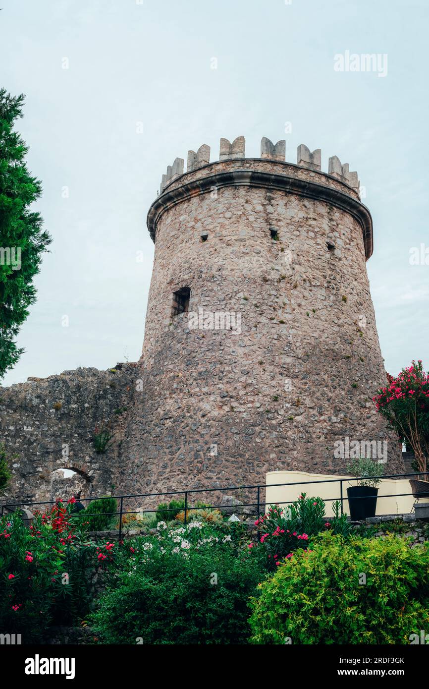 Tower of Trsat Castle in Rijeka, Croatia Stock Photo - Alamy