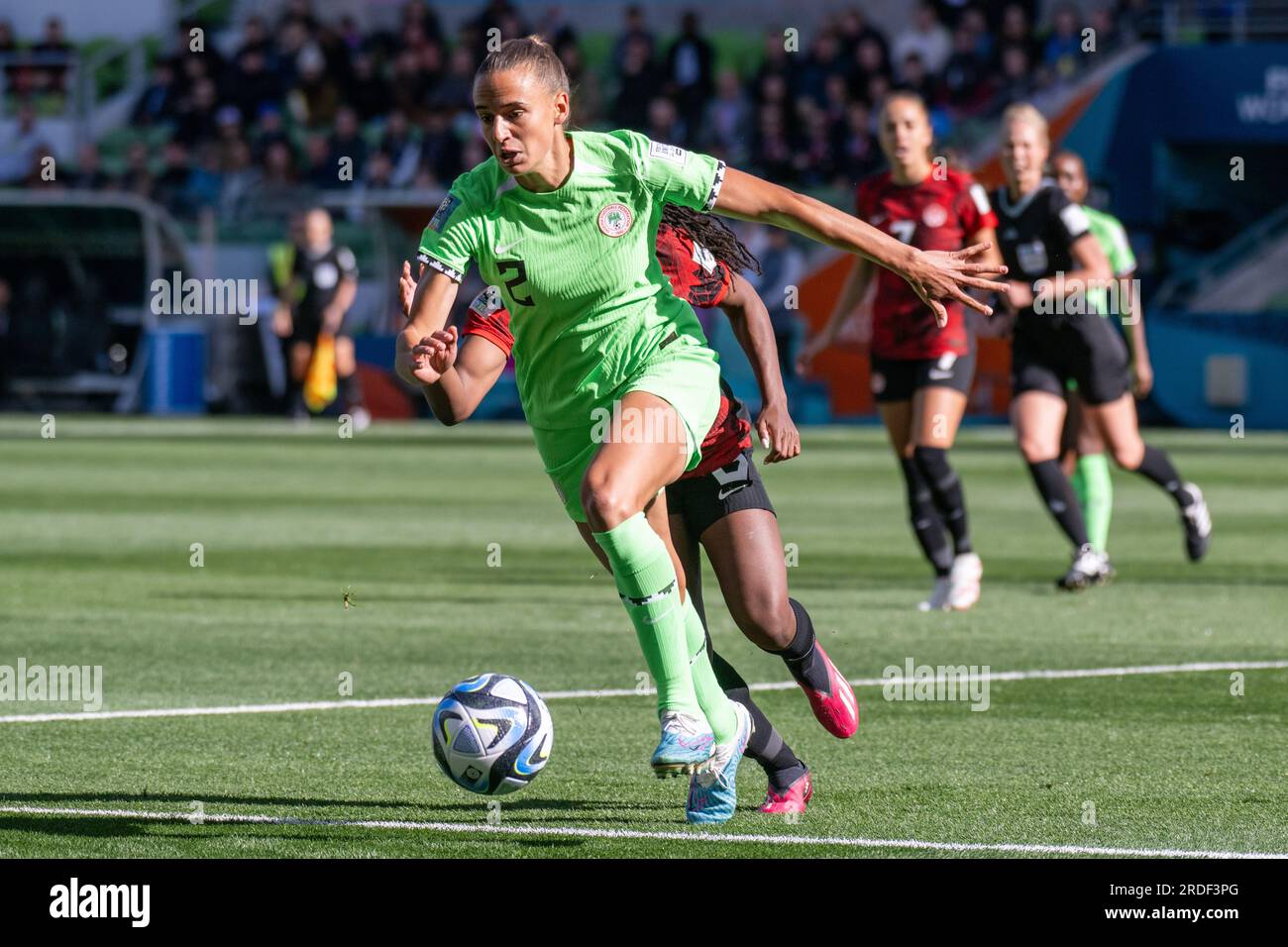 Melbourne, Australia. 21st July, 2023. Ashleigh Plumper during the FIFA ...