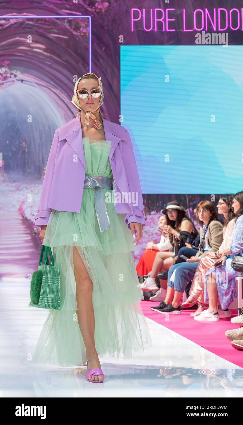 Pure London Fashion Catwalk Event / runway July 2023 - Olympia London ...