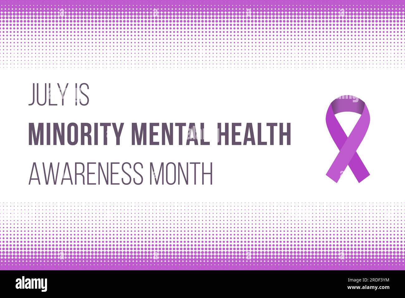 Social Media Announcement Banner For Minority Mental Health Awareness