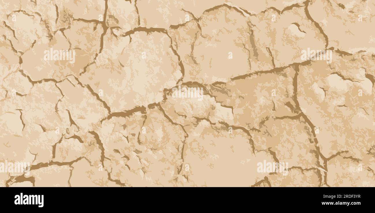 Dry earth vector. Dried ground - cracked mud background. Climate change ... Dry earth vector. Dried ground - cracked mud background. Climate change ...