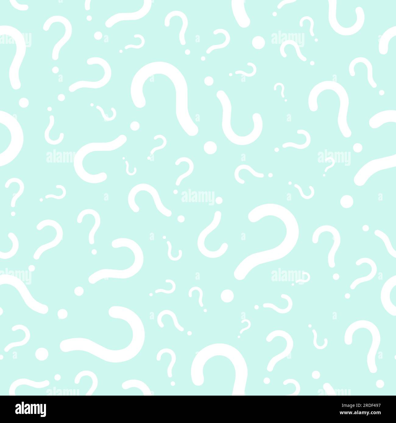 Question marks seamless vector background. Question mark texture for ...