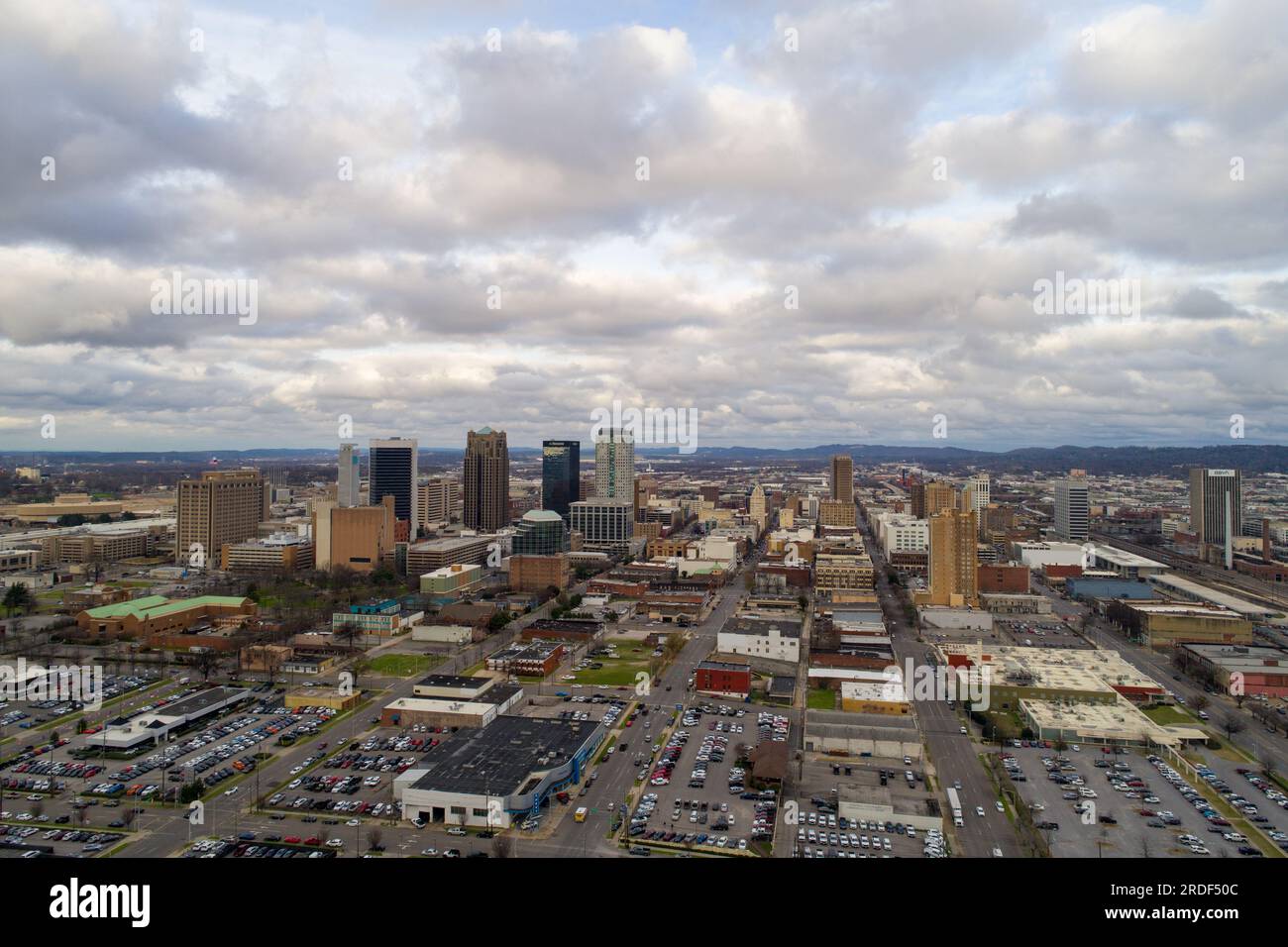 The city of Birmingham, Alabama at sunset Stock Photo - Alamy