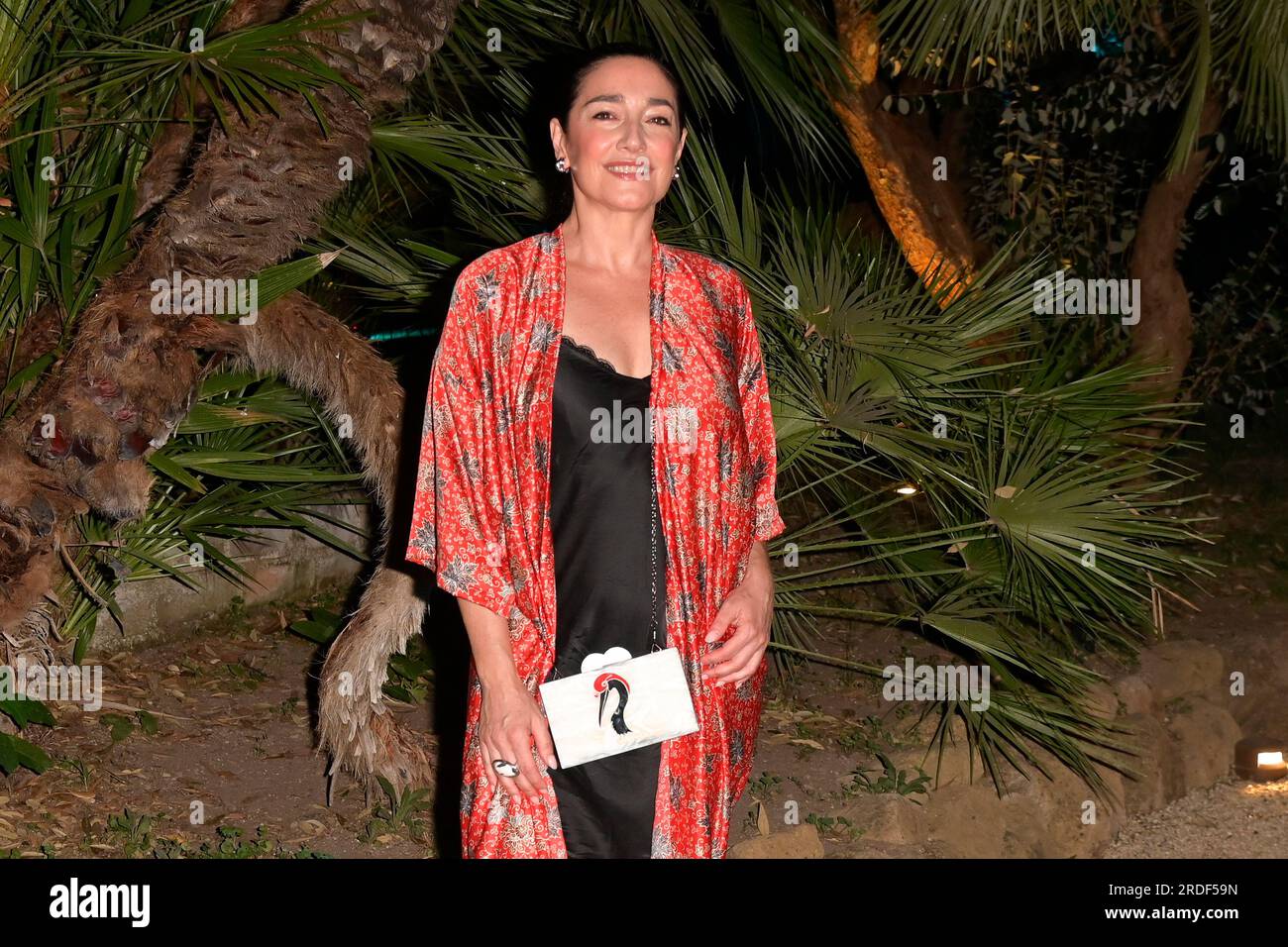 Rome, Italy. 20th July, 2023. Sara Ricci attends the barbeque party of ...