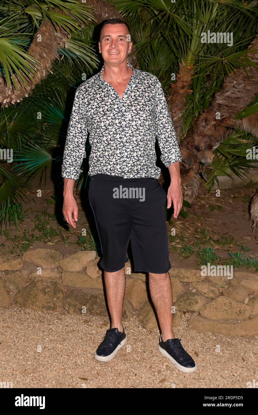 Rome, Italy. 20th July, 2023. Rocco Casalino attends the barbeque party ...