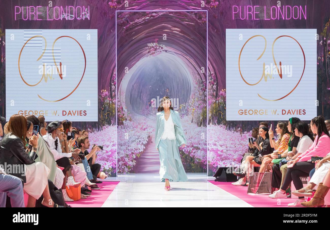 Pure London Fashion Catwalk Event / runway July 2023 - Olympia London ...