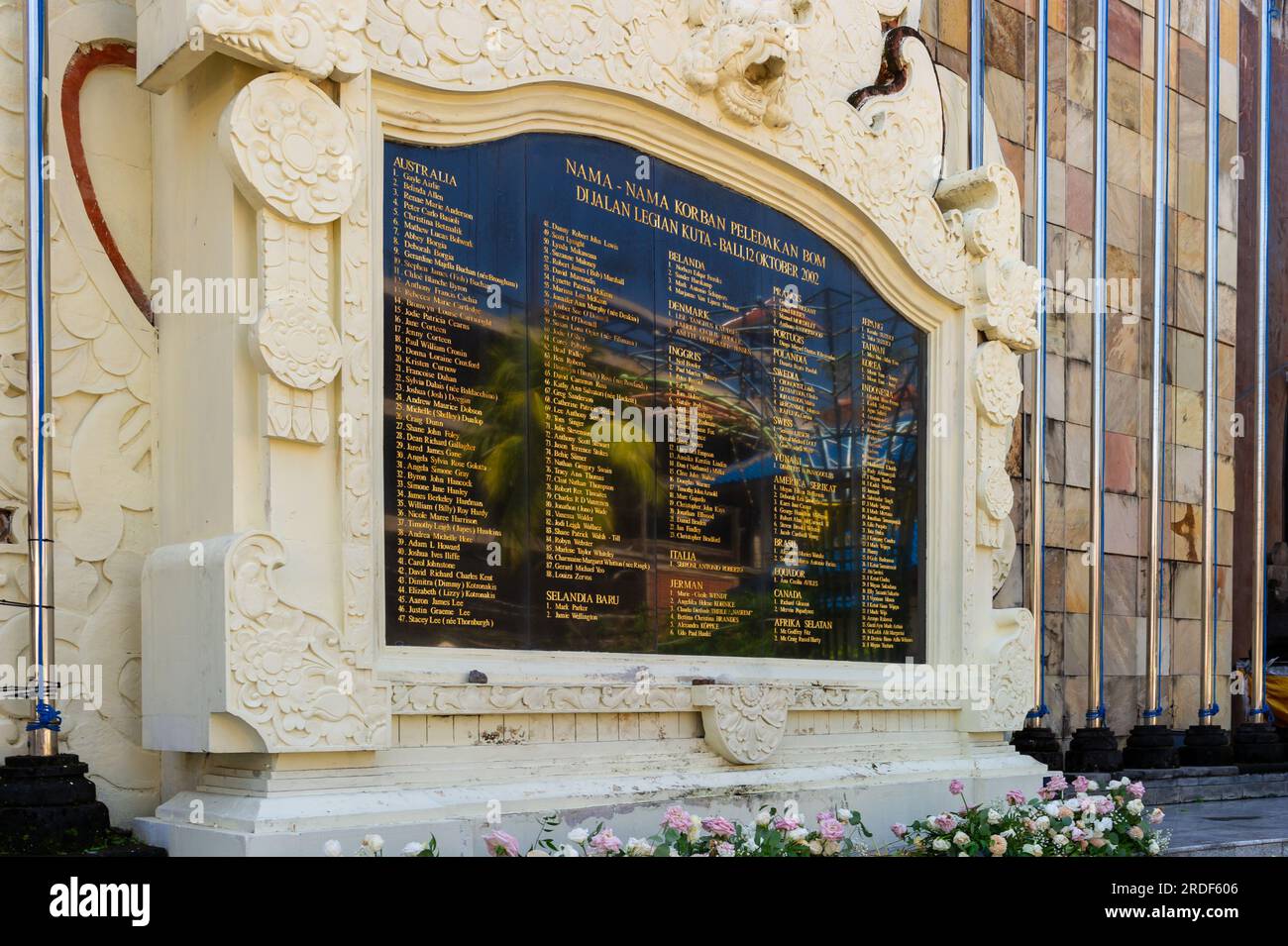 The Bali Bomb Memorial, Kuta Beach, Bali, Indonesia Stock Photo - Alamy
