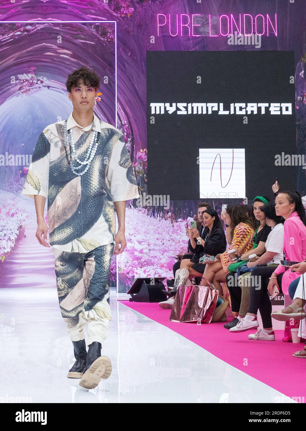 Pure London Fashion Catwalk Event/runway July 2023 - Kensington Olympia ...