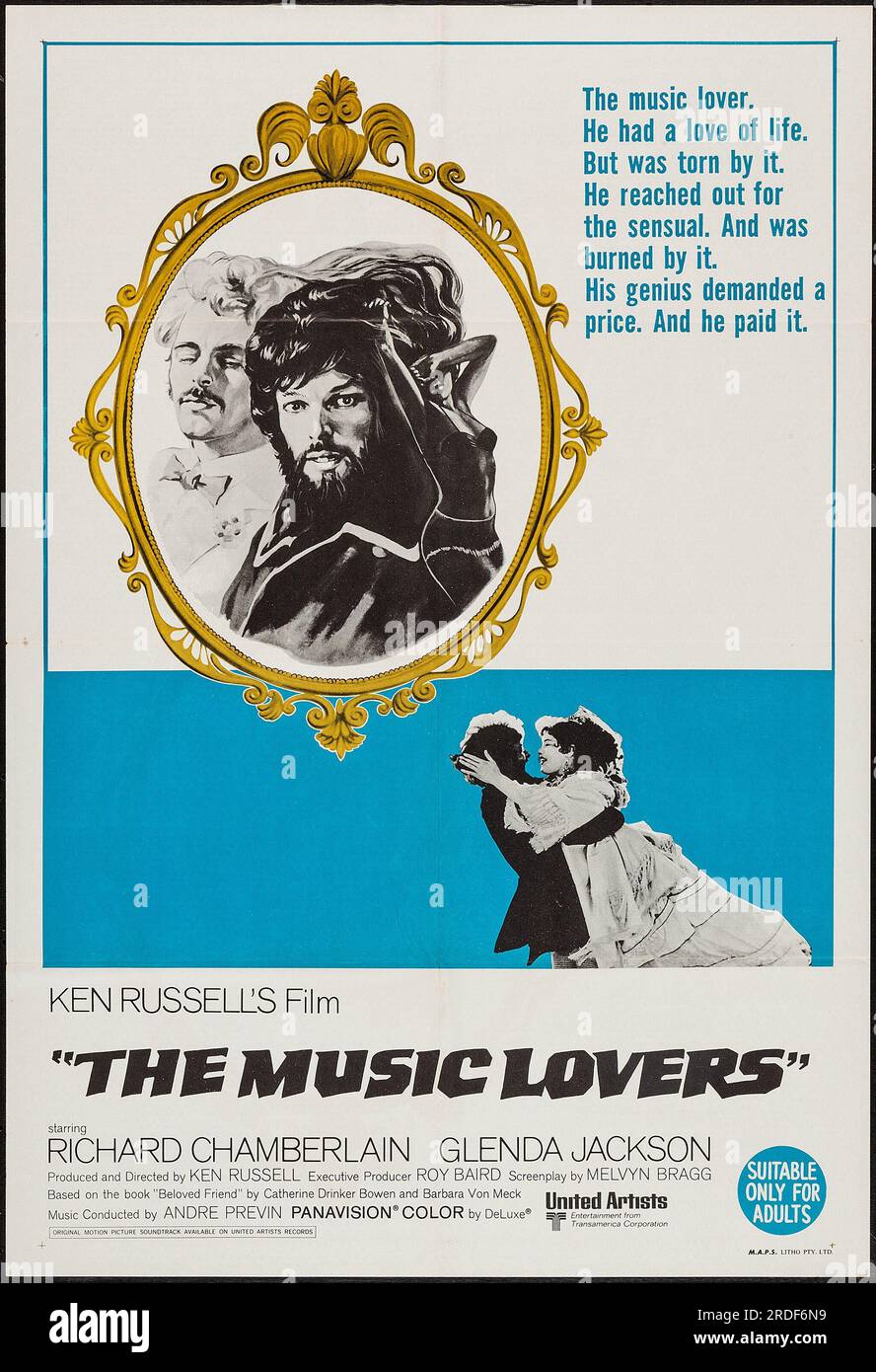 THE MUSIC LOVERS (1971), directed by KEN RUSSELL. Credit: UNITED ...