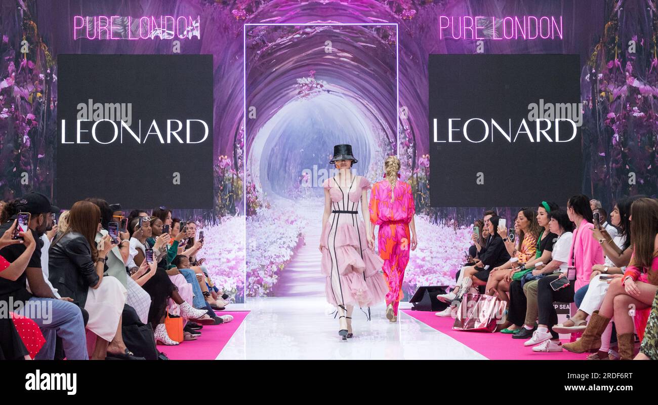 Pure London Fashion Catwalk Event/runway July 2023 - Kensington Olympia ...