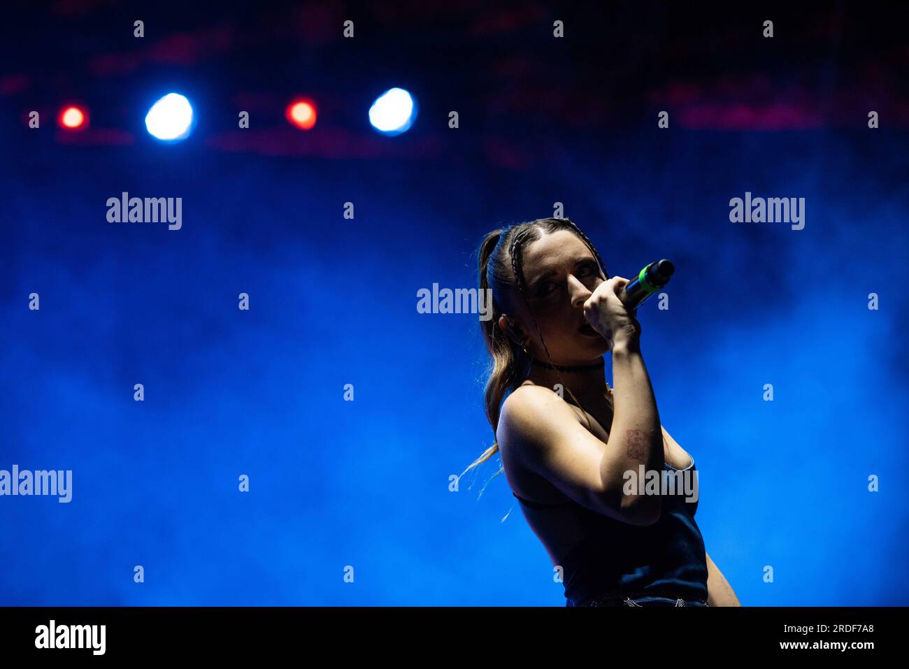 Angelina Mango during the Italian singer Music Concert Angelina Mango ...