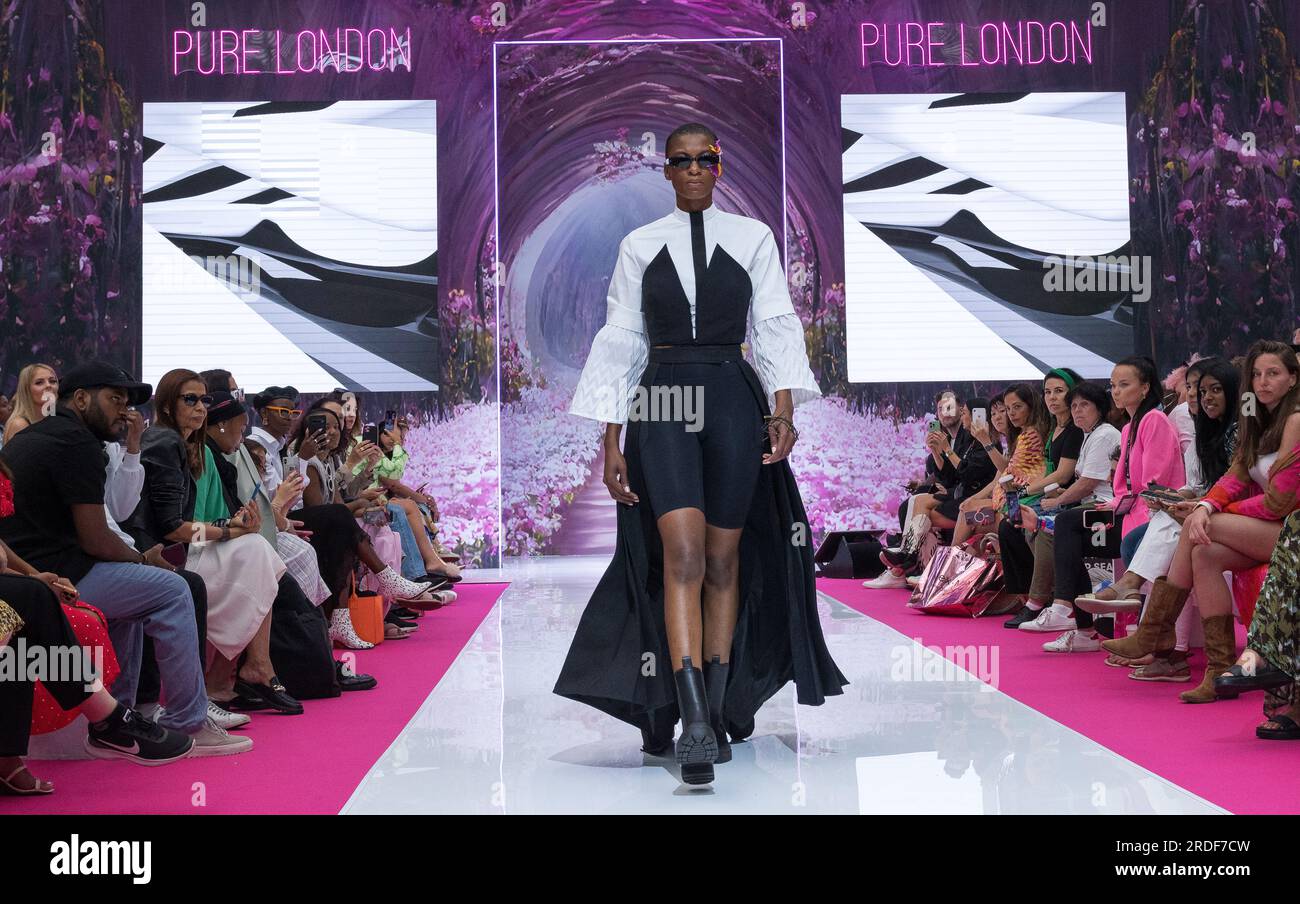 Pure London Fashion Catwalk Event/runway July 2023 - Kensington Olympia ...