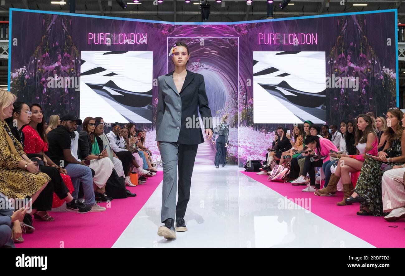 Pure London Fashion Catwalk Event/runway July 2023 - Kensington Olympia ...