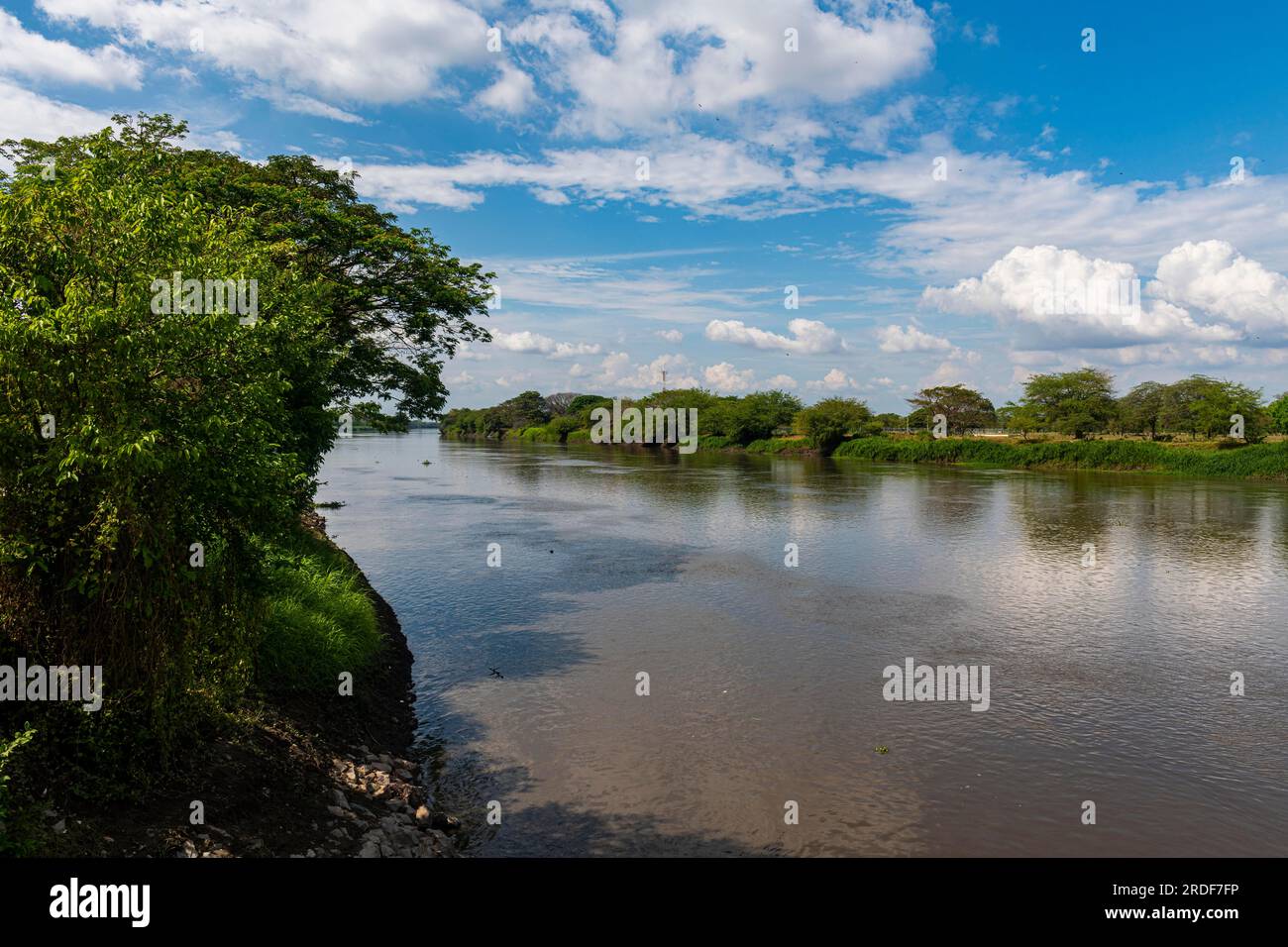 Magdalena river, Unesco world heritage site, Mompox, Colombia Stock ...