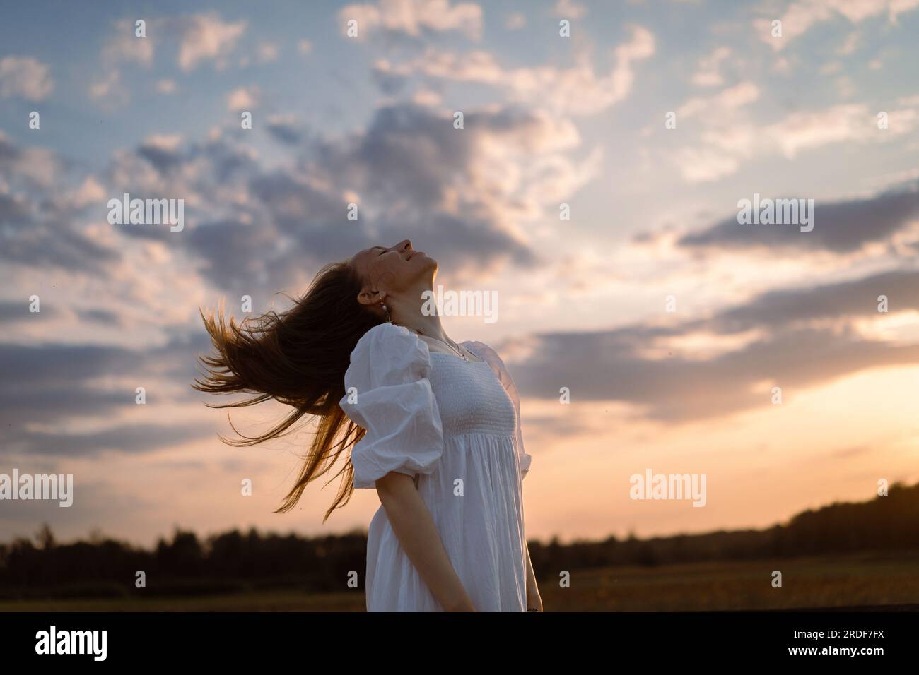 Long hair sundress hi-res stock photography and images - Alamy