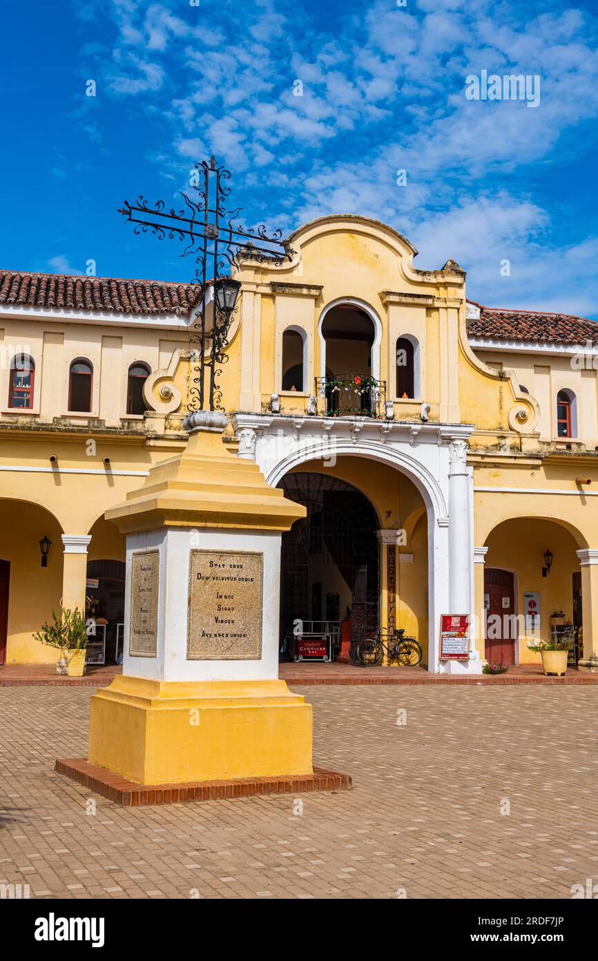 Colonial house on the Real de la Concepcion square, Unesco world ...