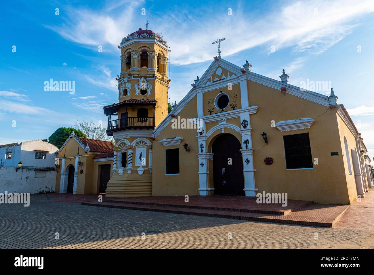 Iglesia De Santa Barbara, Unesco world heritage site, Mompox, Colombia ...