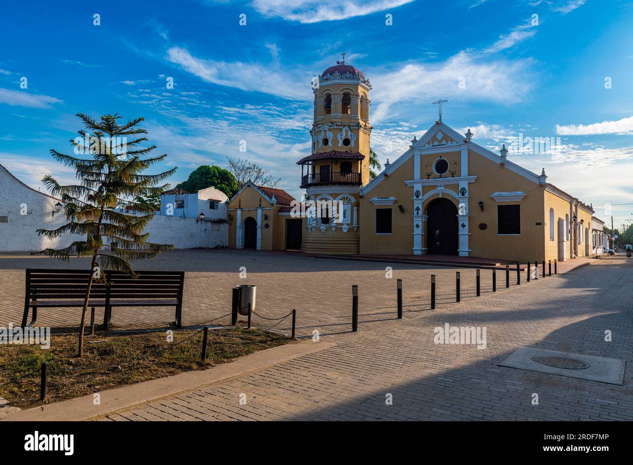 Iglesia De Santa Barbara, Unesco world heritage site, Mompox, Colombia ...